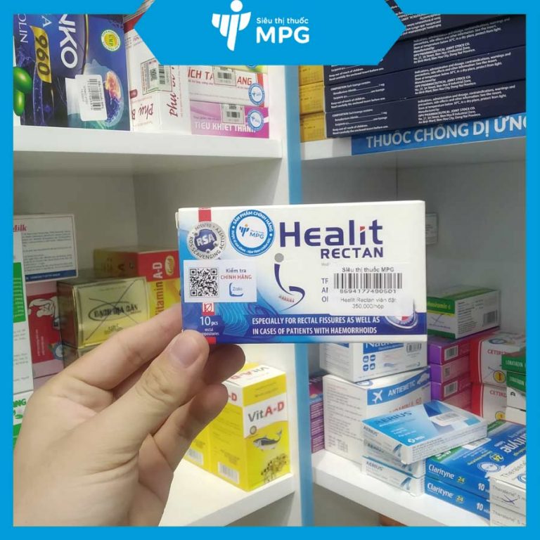 Viên đặt trĩ Healit Rectan - Chuyên biệt cho người bị trĩ