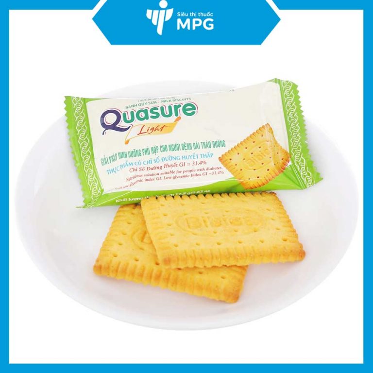 Bánh quy Quasure Light Sữa cho người ăn kiêng, giảm béo