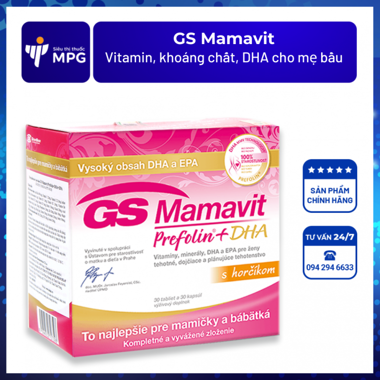 GS Mamavit - Dưỡng chất thiết yếu cho phụ nữ mang thai