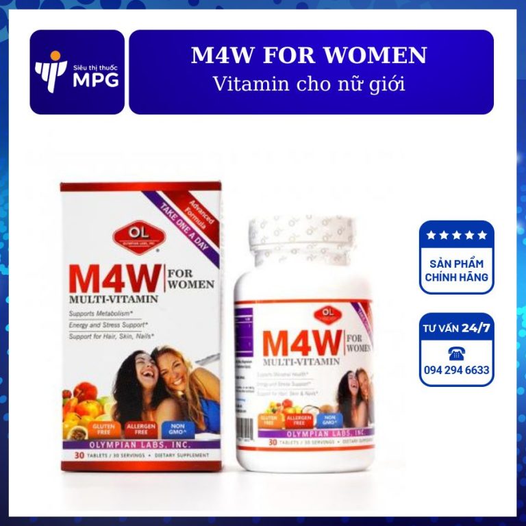 M4W Multivitamin For Women - Vitamin tổng hợp,hỗ trợ giảm cân,mãn kinh